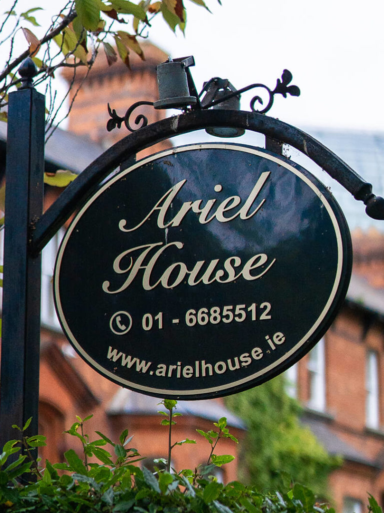 Find Us | Location Of Hotel | Ariel House Ballsbridge Dublin